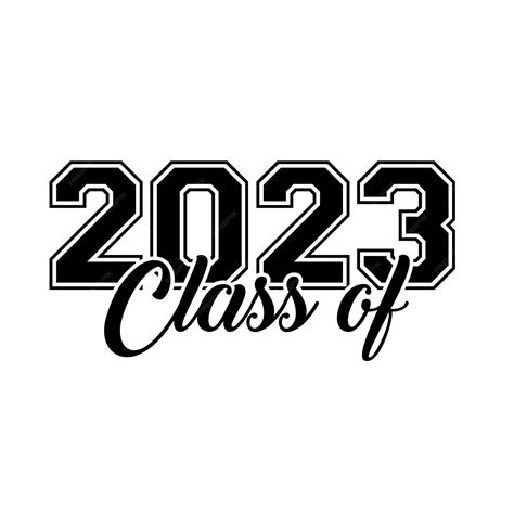 Premium Vector Class Of 2023 Text Vector T Shirt Design