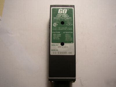 Go Switch 11 11510 00 Proximity Leverless Limit Switch