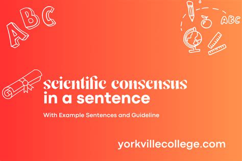How To Use Scientific Consensus In A Sentence Easy Examples