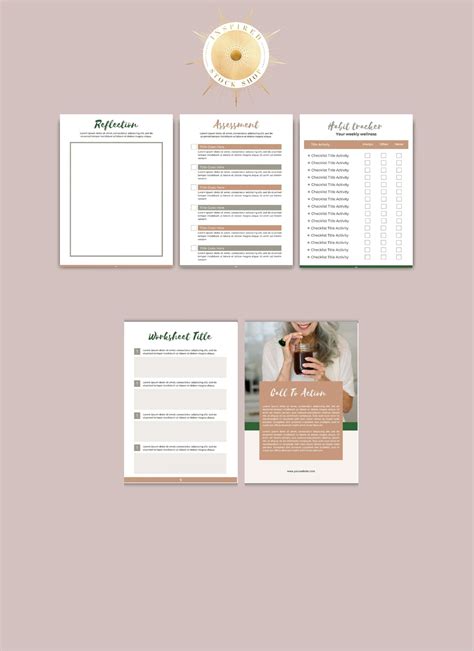 Health And Wellness Workbook Inspired Stock Shop