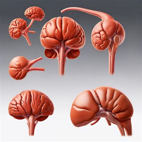 La Imagen Muestra Los Diferentes Tipos De Cerebro Vector Premium