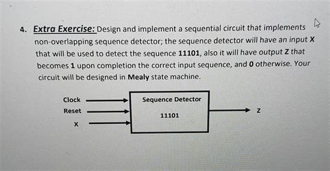 Solved Extra Exercise Design And Implement A Sequential Chegg