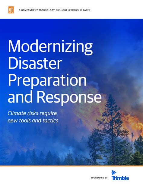 Modernizing Disaster Preparation And Response