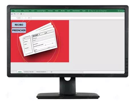 Recibo Editável Excel Bônus MercadoLivre