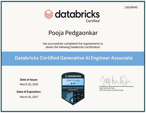 Generativeai Databricks Ai Machinelearning Certification Aiinnovation Altysys