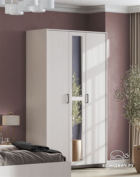 Шкаф 3 х дв 1 2 Ромбус Ясень Анкор светлый Sv Nnm Купить Распашные