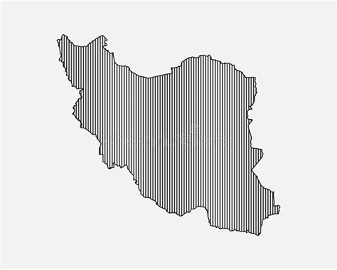 Vector Iran Map Stock Vector Illustration Of Borders 6765742
