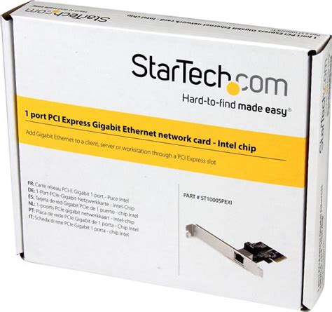 0441 StarTech 1 Port PCI Express PCIe Gigabit NIC GuentherTech Inc
