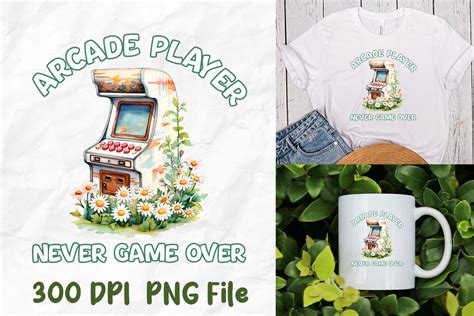 Arcade Player Never Game Over Daisy Graphic By Unlimab Creative Fabrica