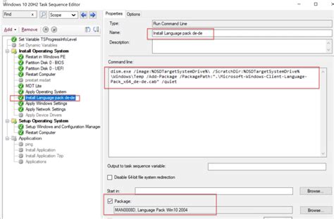 How To Install Language Pack Through Task Sequence Windows 10