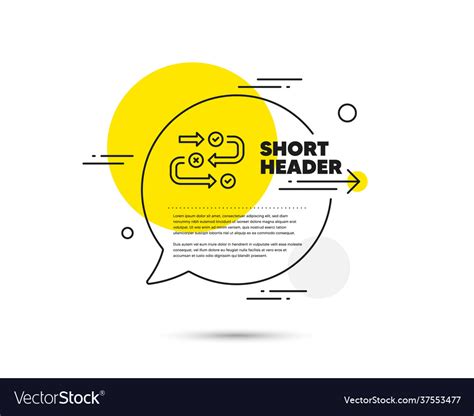 Survey Progress Line Icon Algorithm Sign Vector Image
