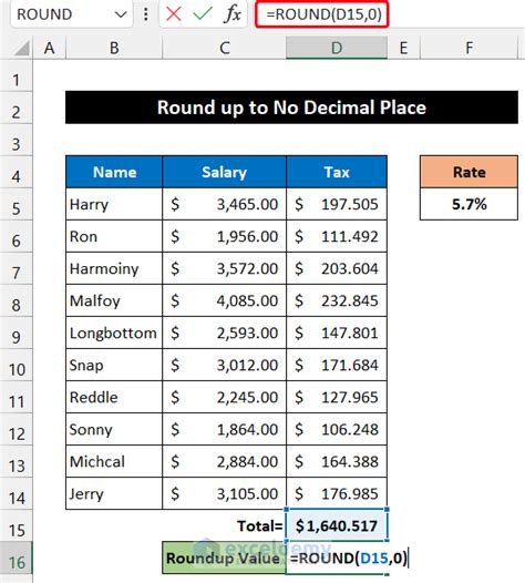 How To Round A Formula Result In Excel Easy Methods ExcelDemy
