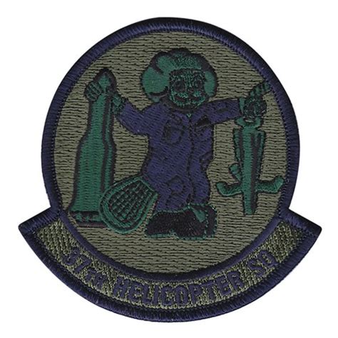 37 Hs Heritage Subdued Patch 37th Helicopter Squadron Patches
