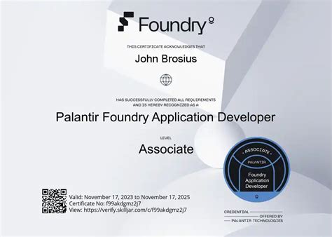 Foundry Palantir John Brosius