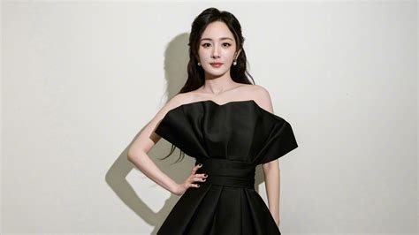 黑色裙子气质美女杨幂桌面壁纸1920x1080高清大图彼岸桌面