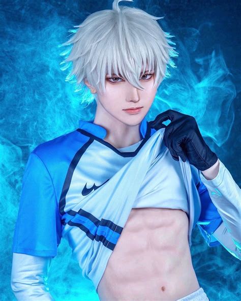 Holoun Blue Lock Anime Cosplay Costume Man Shine City No11 Nagi White
