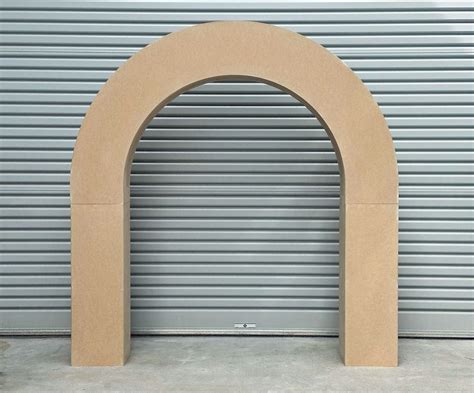 Large 3d Hollow Arch Backdrop Foldable Pickup Only White Corner