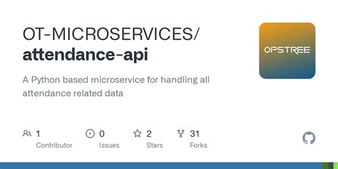 github ot microservices attendance api a python based microservice