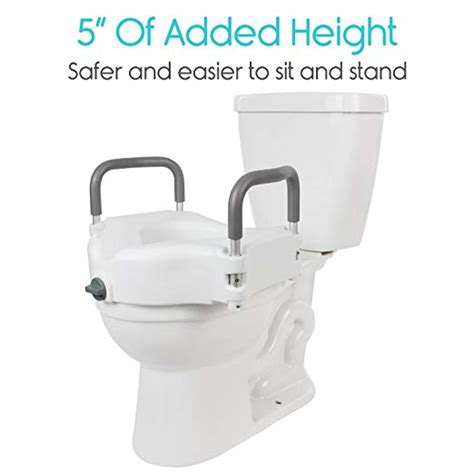 Raised Toilet Seat Extender Best Suited For Elderly And Handicapped