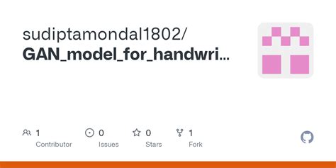 Github Sudiptamondal1802 Gan Model For Handwriting Generation