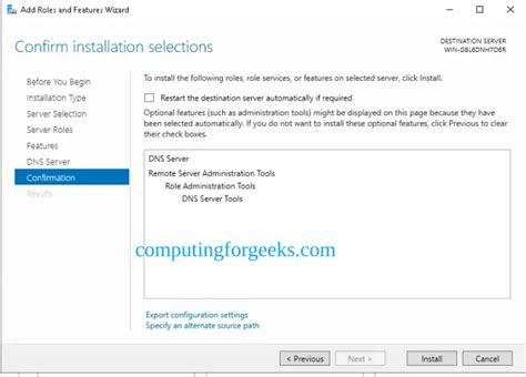 Install And Configure Dns Server On Windows Server 2022 Computingforgeeks