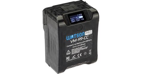 Watson 99wh V Mount Battery With Usb Ports Vm 99 Cc Bandh Photo