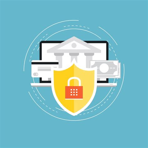 Free Vector Bank Security Background Design