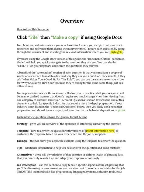 interview guide pdf
