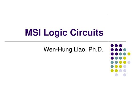 Ppt Logic Circuits Decoders Encoders Multiplexers And