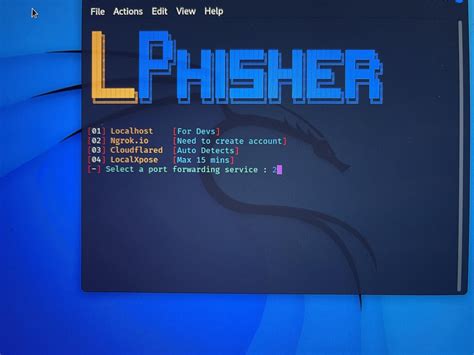 Help Lphisher Link Not Working Rkalilinux