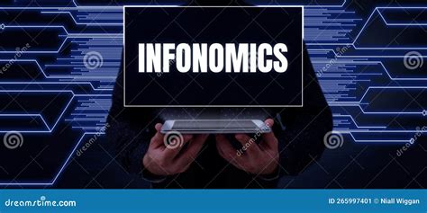 Handwriting Text Infonomics Business Overview Visual Image Used To