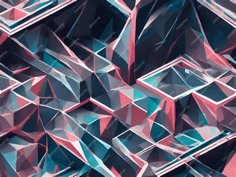 Premium Ai Image Concept Art Geometric Design Accurate And Calculated With Ray Tracing