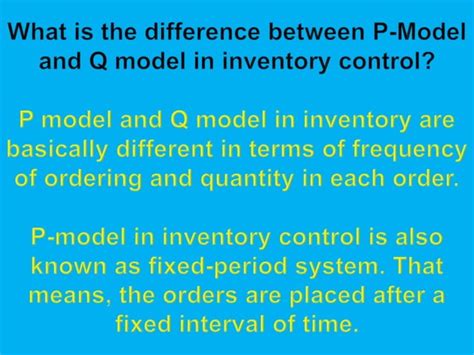 Supply Chain Inventory Management Unit 2 Inventory Models Pptx