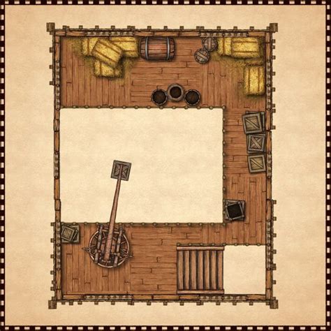 Daias Building Tiles Small Stable Prefab 13×15 Tiles For Battlemaps