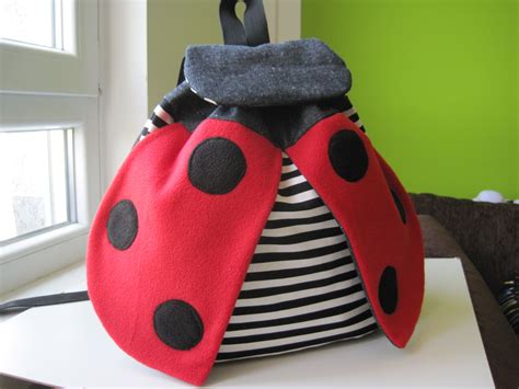 Ladybug Drawstring Backpack Diy
