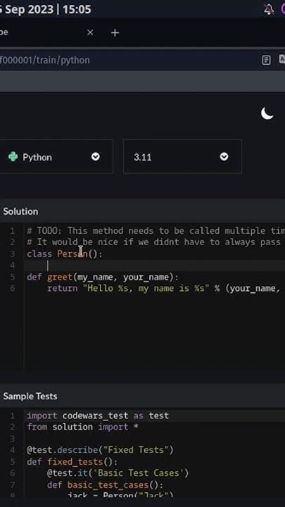 Codewars Coding Ityoutubersru Python Programming Code