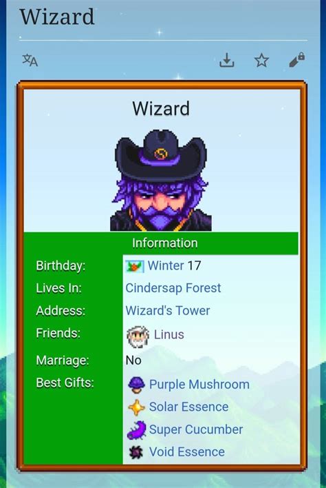 Wizard Stardew Valley Stardew Valley Tips Valley