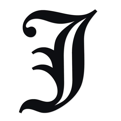 Old English Letter J
