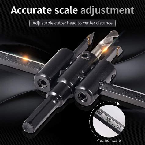 Verstelbare Ronde Hole Cutter Hout Ruimer Verste Grandado