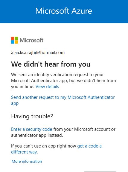 Cant Log In My Azure Portal Microsoft Qanda