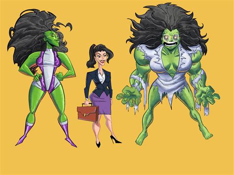 Animation De La Transformation De She Hulk