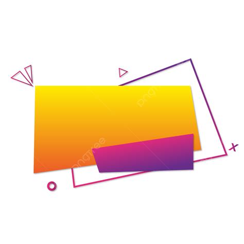 Yellow Purple Gradient Sale Text Box Banner Shape Vector Background