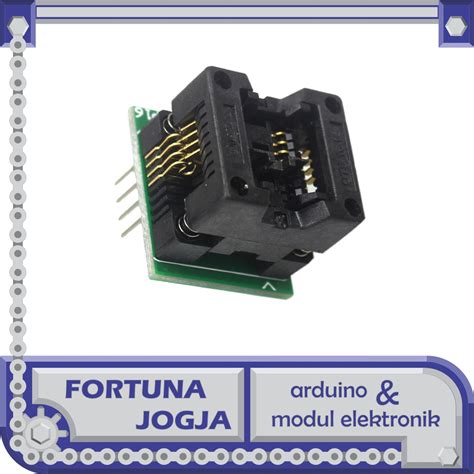 Jual Socket Adapter IC SMD SOP8 SOIC8 To DIP8 Soket Flash Bios Shopee Indonesia