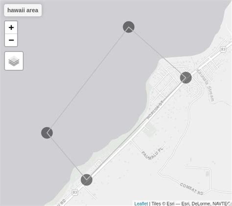 Leaflet Constructing Polygon Using Latitude Longitude Coordinates In