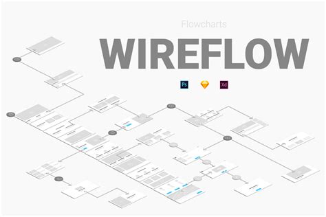 Wireflow Flowcharts Graphic By Web Donut Creative Fabrica