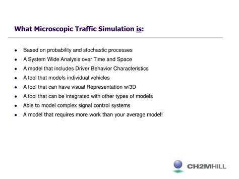 Ppt Traffic Simulation Model Theory And Application Basics Of Traffic