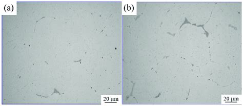 Microstructure Of Ingot After Homogenization A With Wiper B No