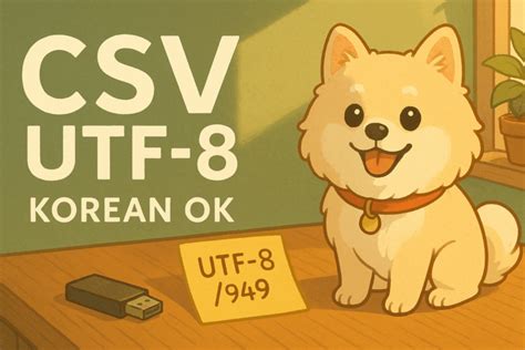 彻底解决 Excel Csv 中的韩文损坏问题（utf 8ansi、导入、powerquery、记事本转换、分隔符问题）