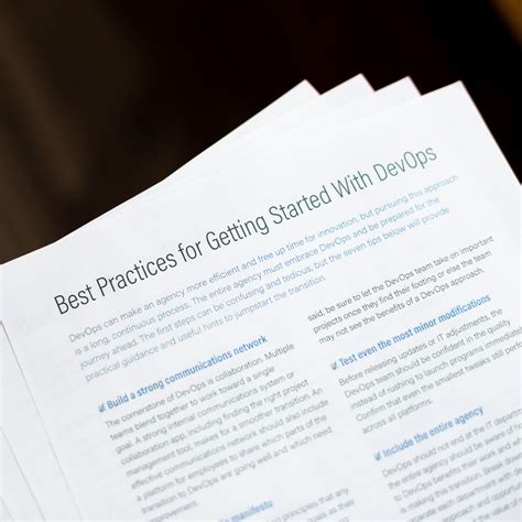 Best Practices For Getting Started With DevOps