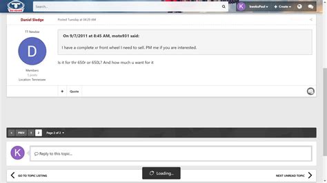 Problem With Website Site Usage Bug Reports Suggestions ThumperTalk